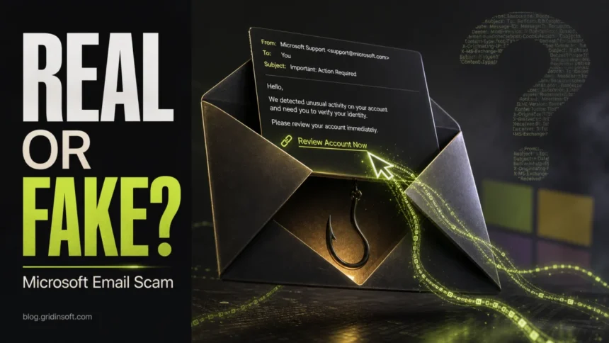 Microsoft Email Scam: How to Tell If It Is Real