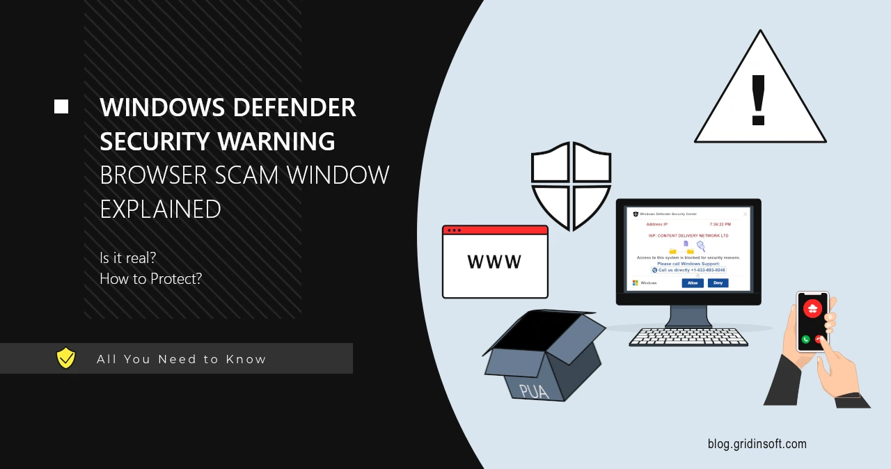 Windows Defender Security Warning Scam: What It Is and How to Remove It ...