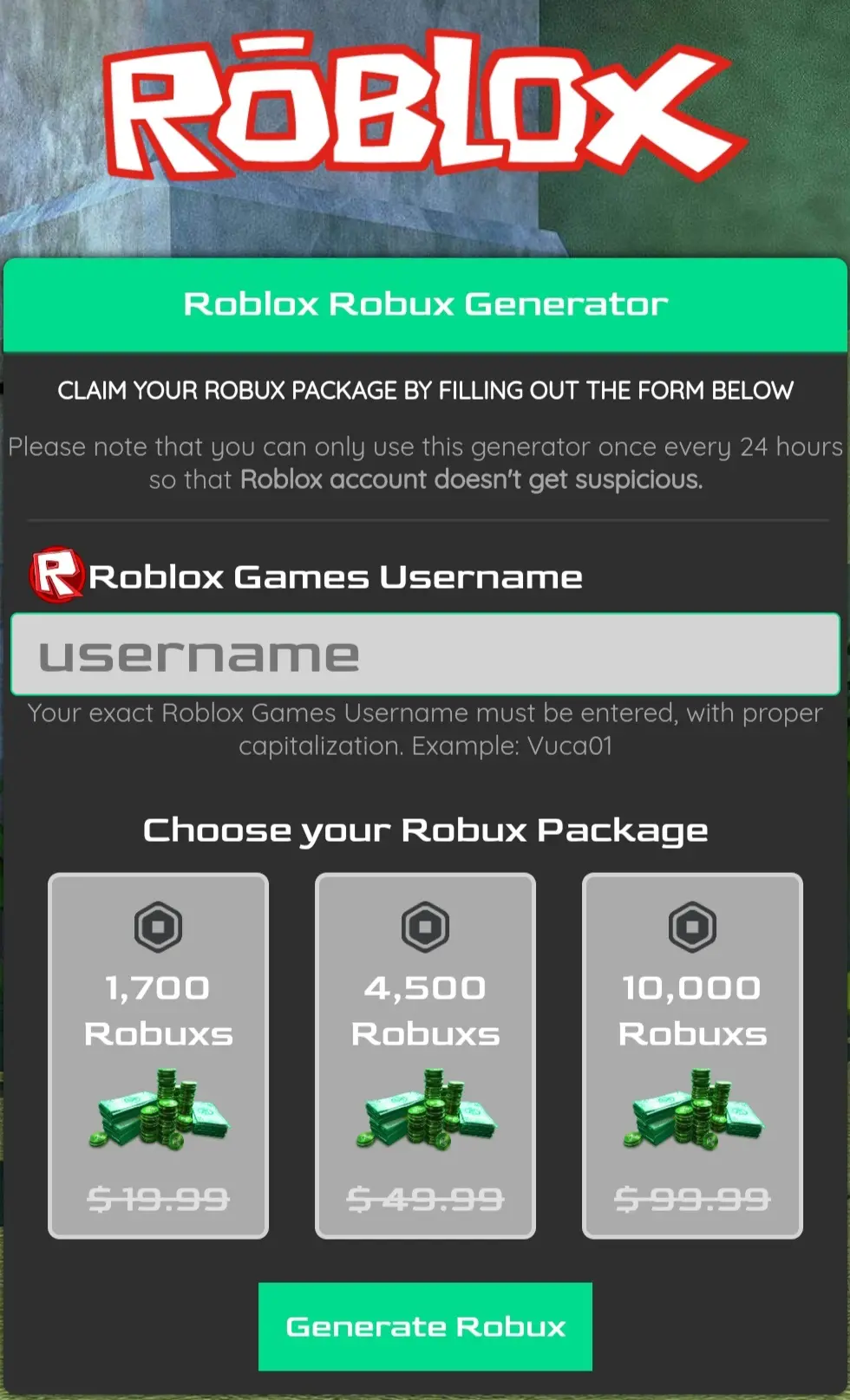 Roblox Robux Generator Scams: BloxPan, 99nt.site & Fake Rewards