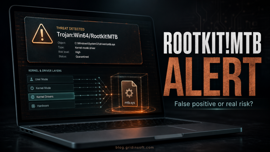 Trojan:Win64/Rootkit!MTB: False Positive or Rootkit?